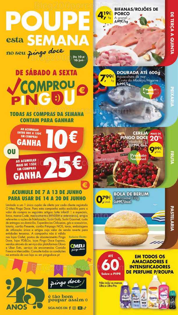 Antevisão Folheto PINGO DOCE Lojas Grandes Promoções de 10 a 16 junho ...